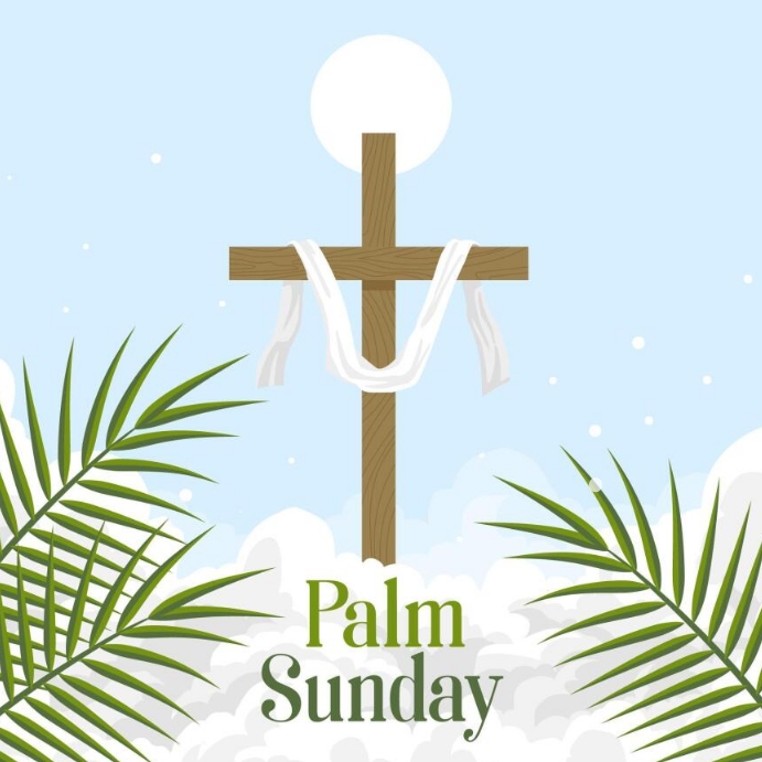 Palm Sunday poster design template | PosterMyWall