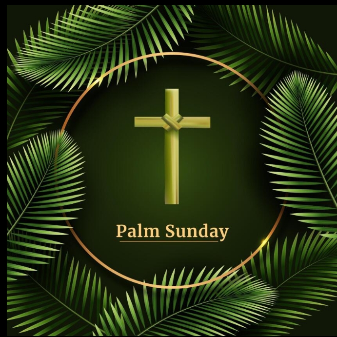 Palm Sunday poster design template | PosterMyWall