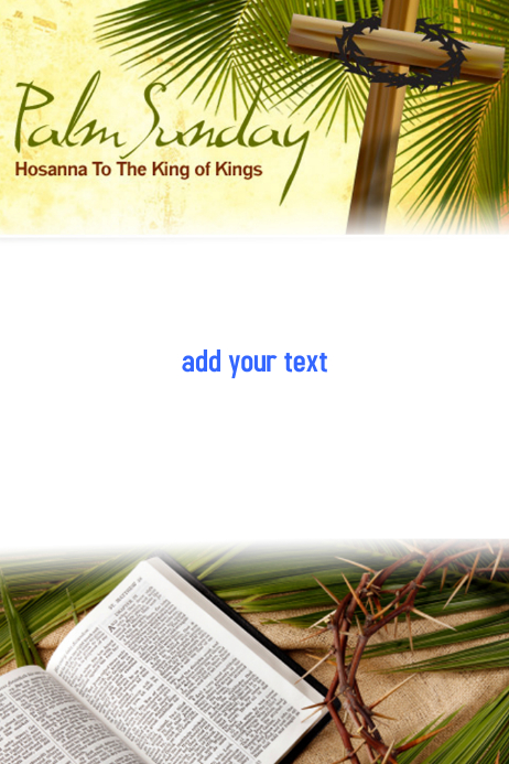 PALM SUNDAY Template | PosterMyWall