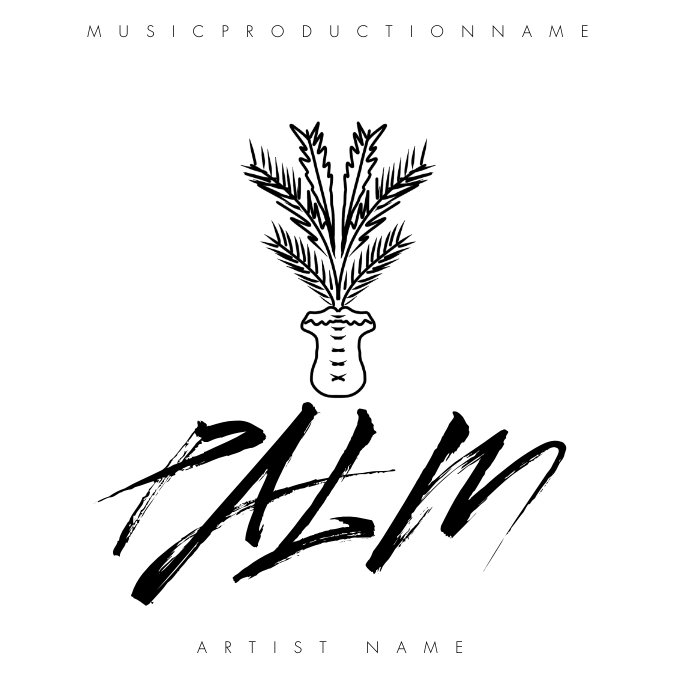 Palm Tree Hand Drawn Album Cover Templates | PosterMyWall