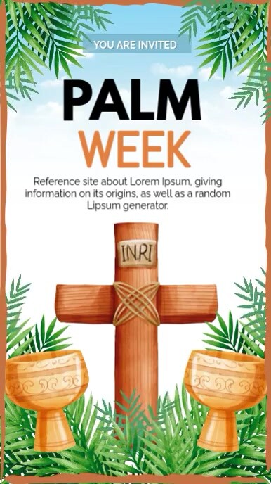 Copy of Palm week | PosterMyWall