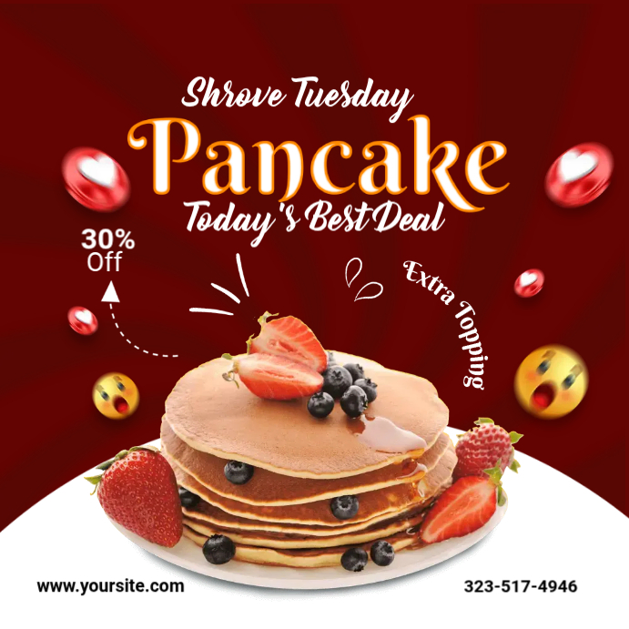 Plantilla de Pancake ADS | PosterMyWall