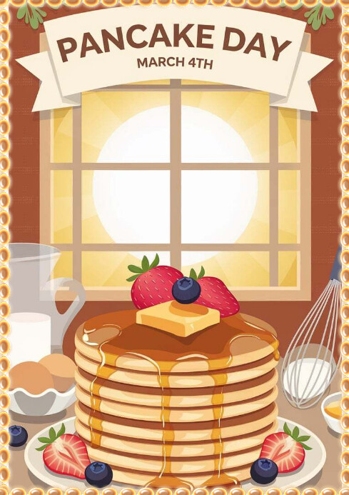 Pancake day Template | PosterMyWall