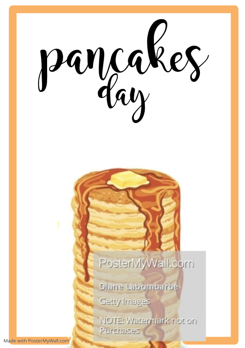 Pancake Day | PosterMyWall