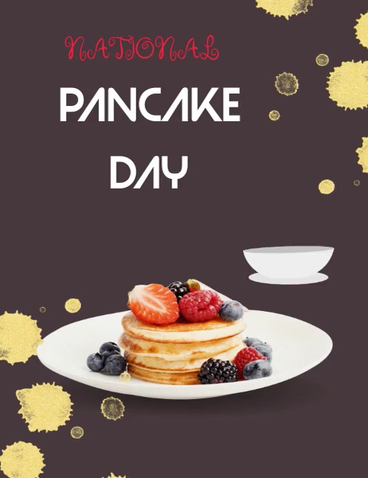 Pancake Template | PosterMyWall