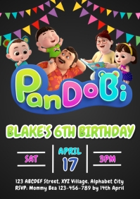 Bing Birthday Invitation Template | PosterMyWall