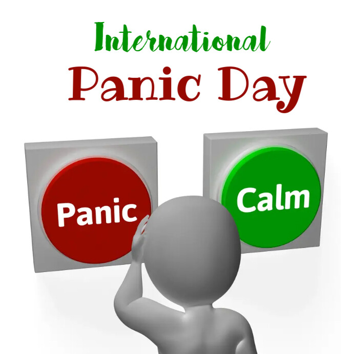Plantilla de Día Del Pánico | PosterMyWall