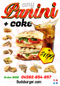 Panini Menu Template | PosterMyWall