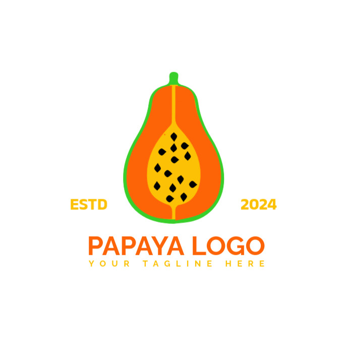 Papaya/fruit/vector/ripe/symbol/organic/fresh/healthy/juice/wellness ...