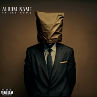 Plantilla de Paper bag Head album cover | PosterMyWall