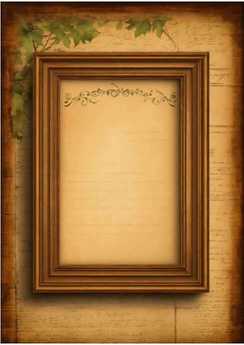 Paper Letter Frame Template | Postermywall