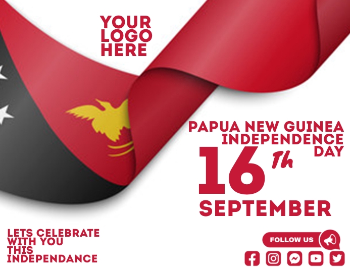 Papua New Guinea Independence Day Template | PosterMyWall