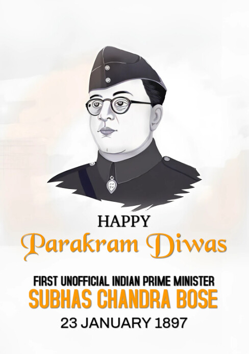 Parakram Diwas Design Template | PosterMyWall