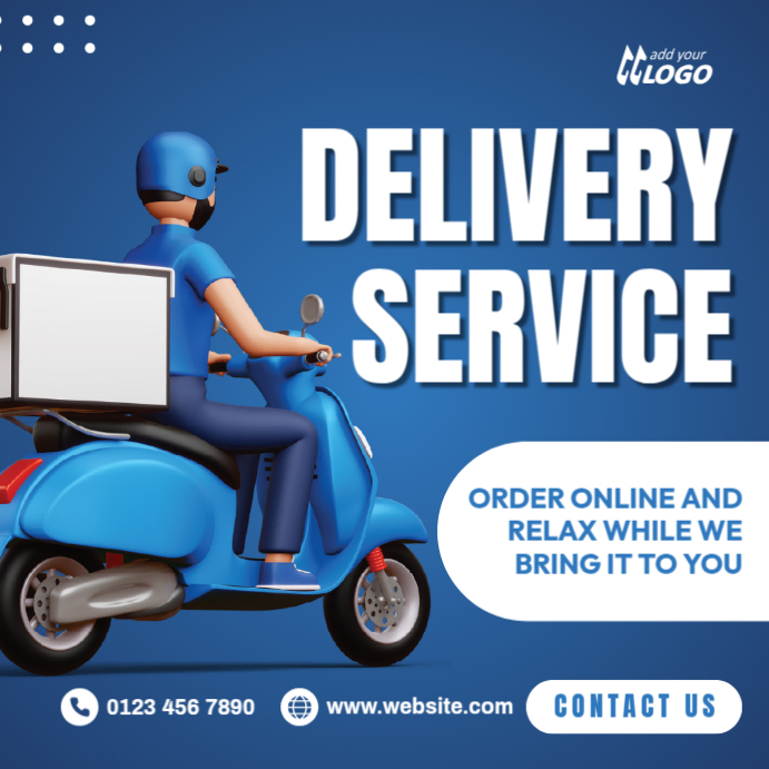 Parcel Delivery Instagram Post Template | PosterMyWall