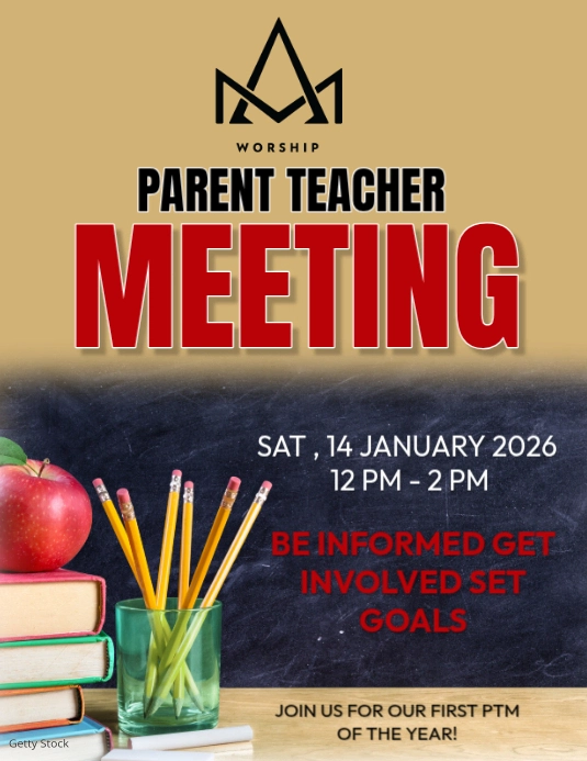 parent teacher meeting flyer Template | PosterMyWall