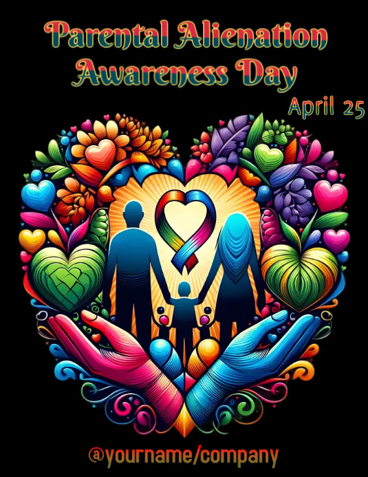 Parental Alienation Awareness Day Flyer Templ Templat | PosterMyWall