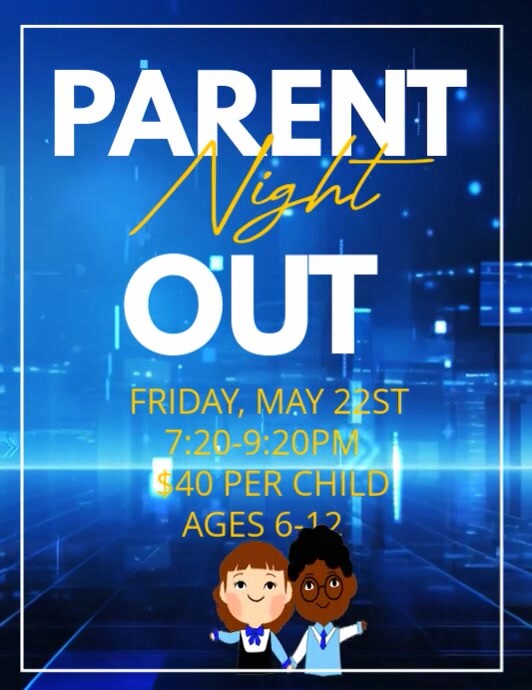 Copy of Parents' night out | PosterMyWall