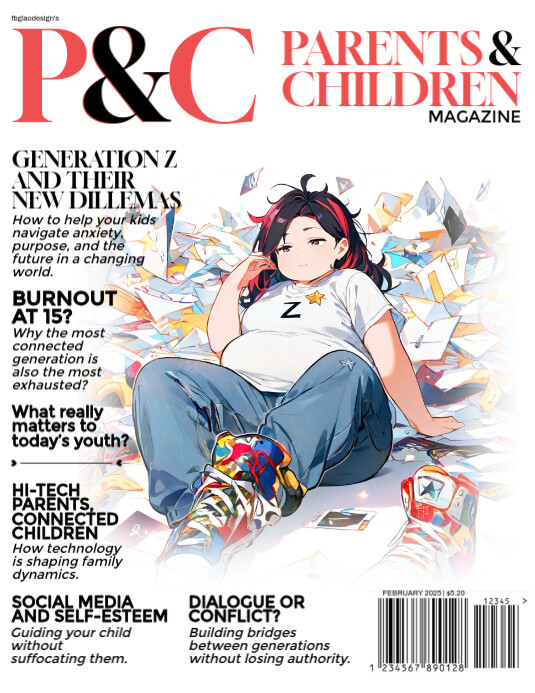 Copy of Parents & Children magazine cover 250215 | PosterMyWall