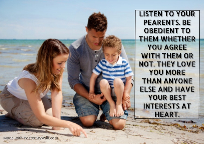Copy of PARENTS AND LOVE QUOTE TEMPLATE | PosterMyWall