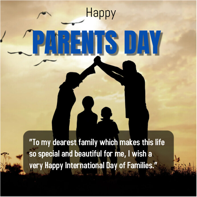 Parents day Template | PosterMyWall