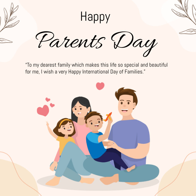 Parents day Template | PosterMyWall