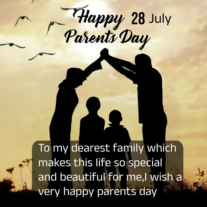 Modèle Parents day Instagram post | PosterMyWall