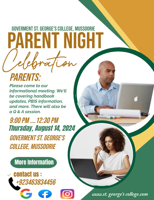 Parents Night flyer Template | PosterMyWall