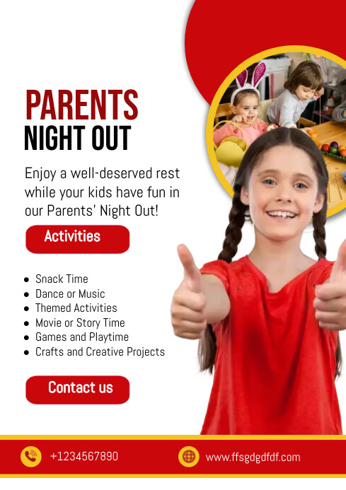 Parents Night Out Template | PosterMyWall