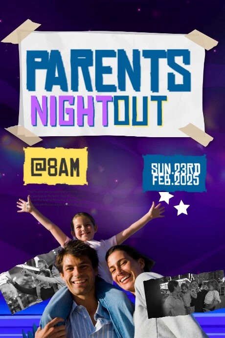 Copy of Parents Night Out Poster | PosterMyWall