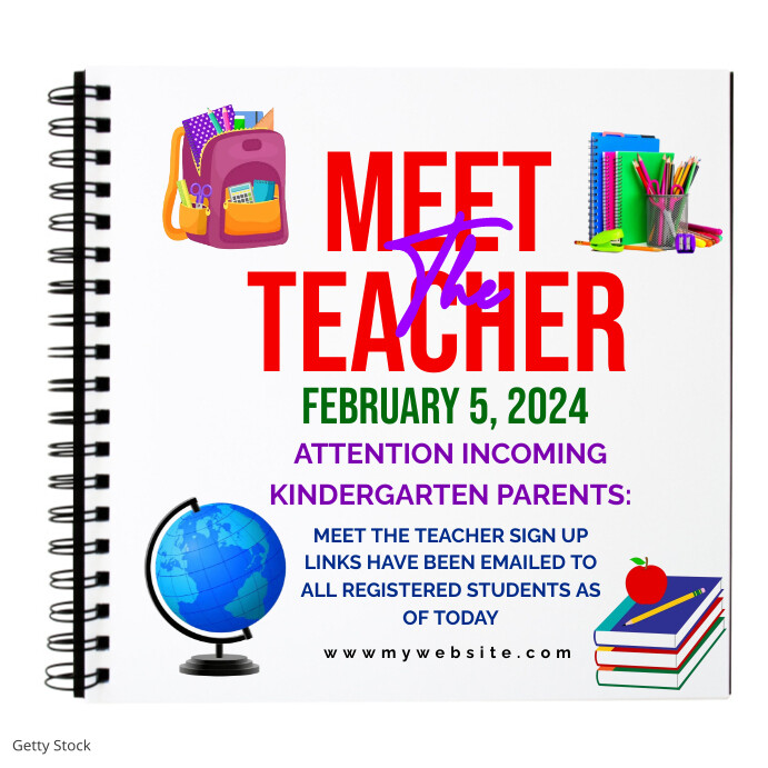 Parents teacher meeting flyers Template | PosterMyWall
