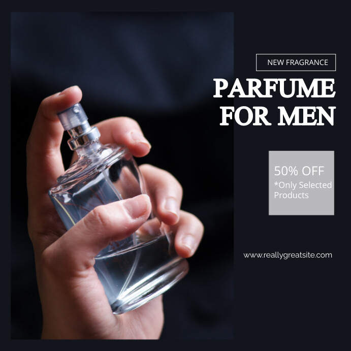 PARFUME FOR MEN INSTAGRAM POST Template | PosterMyWall