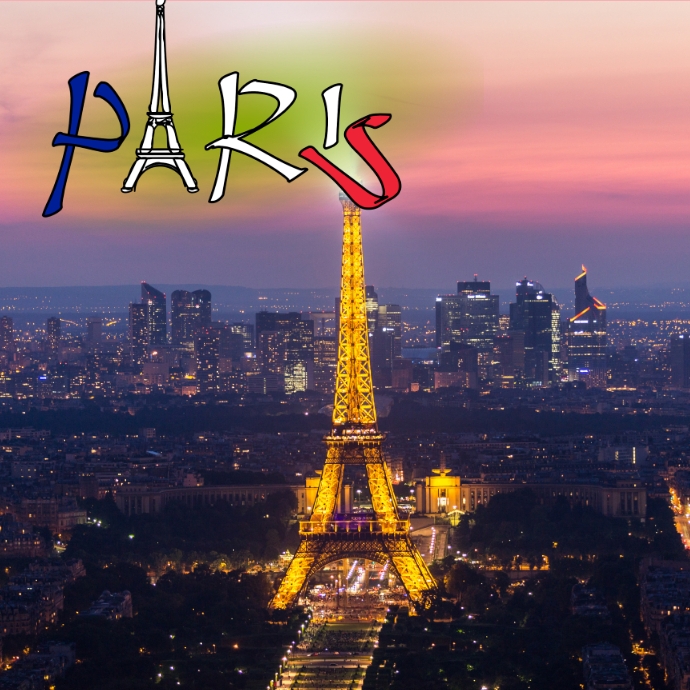 PARIS IS BEAUTIFUL CITY Template | PosterMyWall