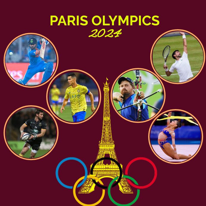 Copy of Paris Olympics 2024 post | PosterMyWall