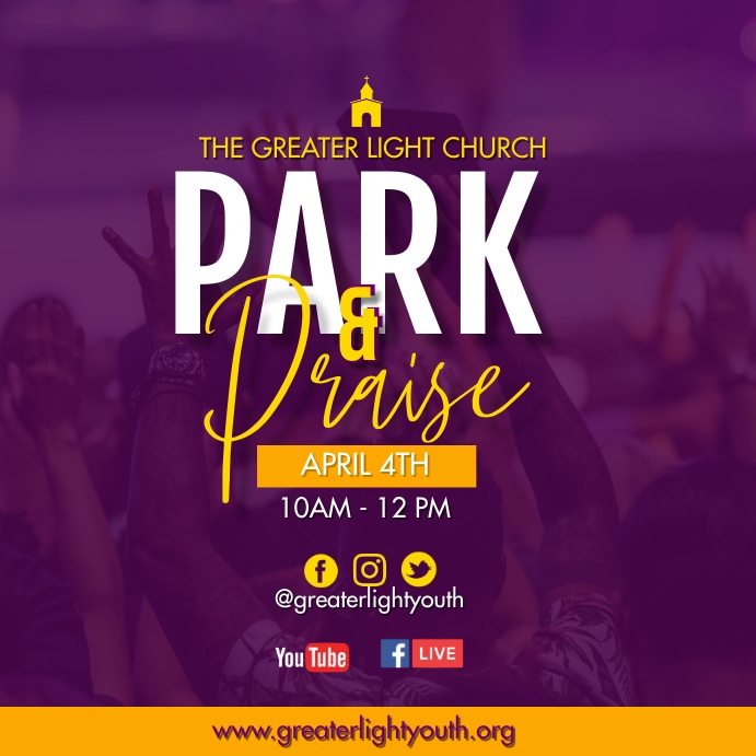 Park and Praise Template | PosterMyWall