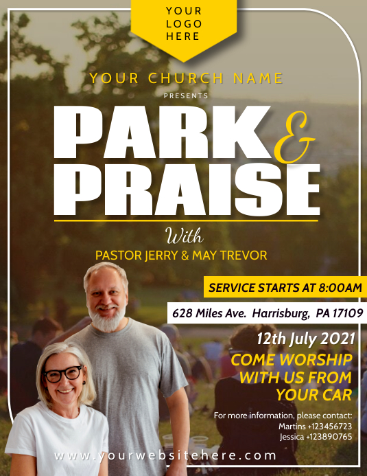 Park And Praise Flyer 2021 Template | PosterMyWall