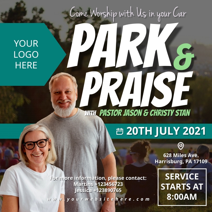 Park And Praise Flyer Template | PosterMyWall