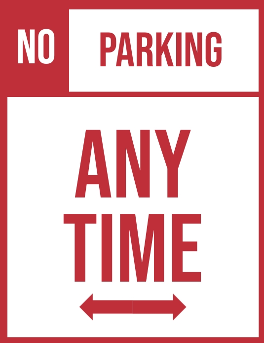 parking sign Template | PosterMyWall