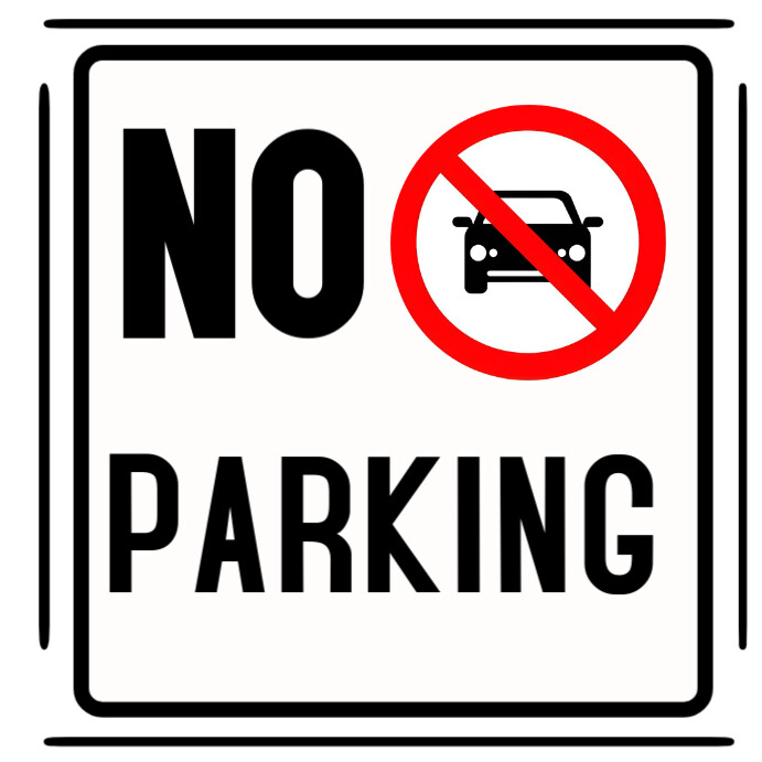 Parking signs Template | PosterMyWall