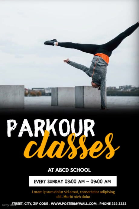Parkpur break dance classes poster Template | PosterMyWall