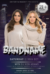 Band event flyer template | PosterMyWall