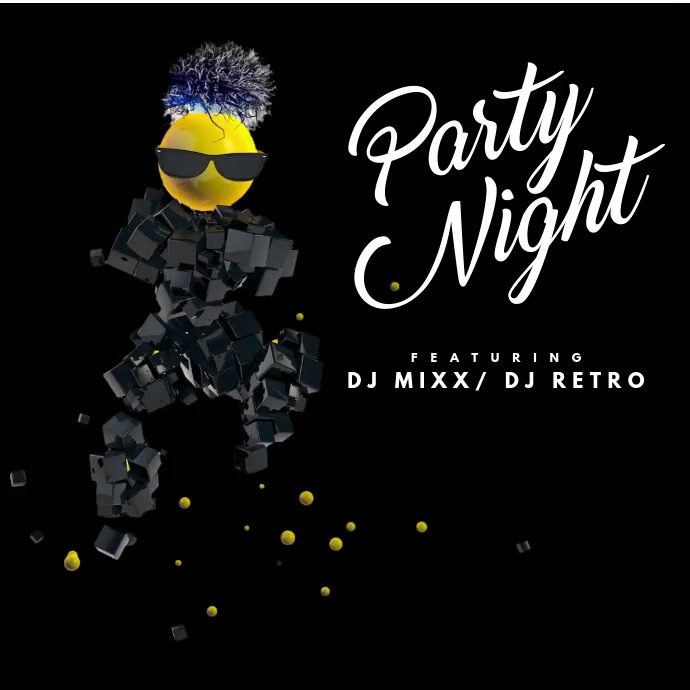 Part Night Template | PosterMyWall