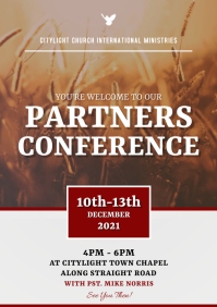 partners conference flyer template design | PosterMyWall