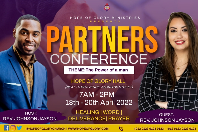 Copy of Partners conference | PosterMyWall