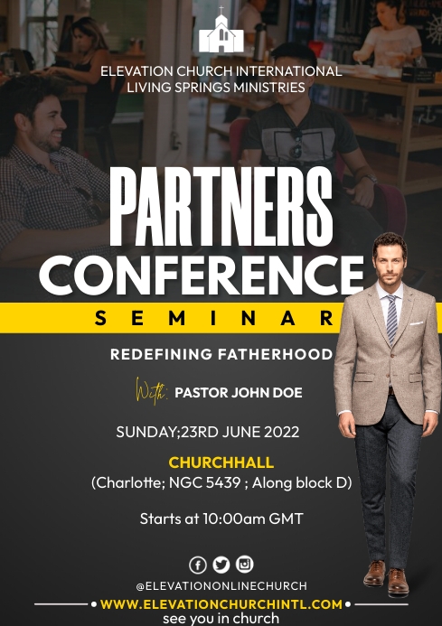 Plantilla de Partners conference | PosterMyWall