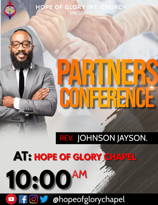 Partners conference Template | PosterMyWall