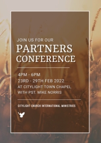 partners conference flyer template design | PosterMyWall