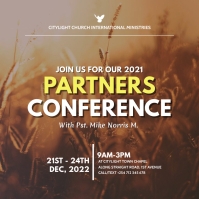 partners conference flyer template | PosterMyWall