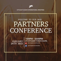 partners conference flyer template | PosterMyWall
