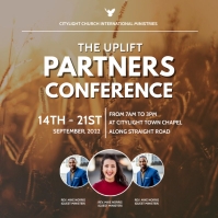 partners conference flyer template | PosterMyWall
