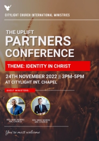 partners conference flyer template design | PosterMyWall